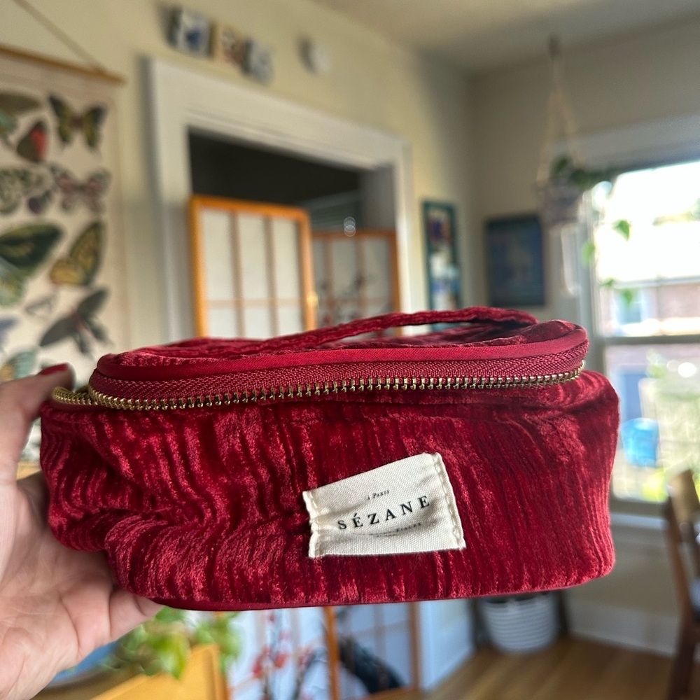 Sezane | Bags | Sezane Vanity Case In Corduroy Velvet New | Poshmark